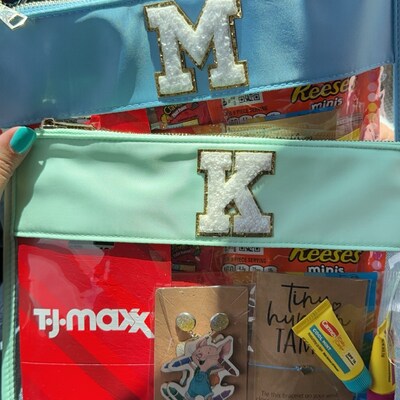 Clear Bag With Patches Custom Patches Chenille Varsity Letter Patches ...