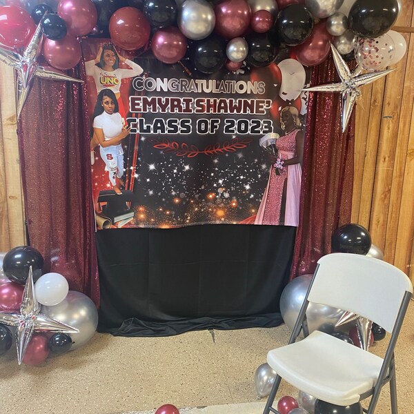 2023 Graduation Backdrop, Photo Graduation Backdrop, 2023 Graduation ...