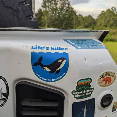 O'ahu, Hawaii Island Sticker Aloha Sunset Waikiki North Shore Honolulu ...