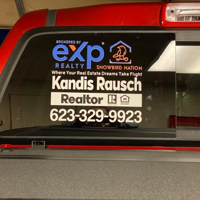 Custom Vinyl Trailer Decals Lettering, Enclosed Trailer Signs Graphics ...