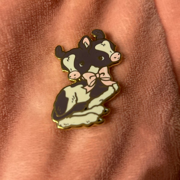 Two-headed Calf Pin | Creepy Cute Oddity Art on Hard Enamel Accessory ...