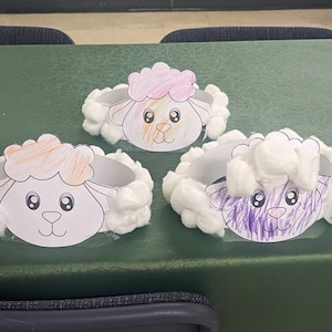 Sheep Paper Crown, Animal Paper Hat for Kids, Instant Download Paper ...