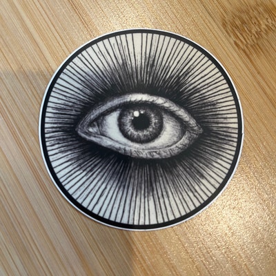 Eye Vinyl Sticker Waterproof Sticker Vinyl Phone Sticker Vinyl Laptop ...