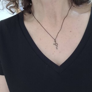 Sterling Silver Sapphire Fibonacci Necklace-golden Ratio-golden ...