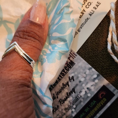 Twist and Slide Ring//sterling Silver Ring With 14kt. Gold - Etsy