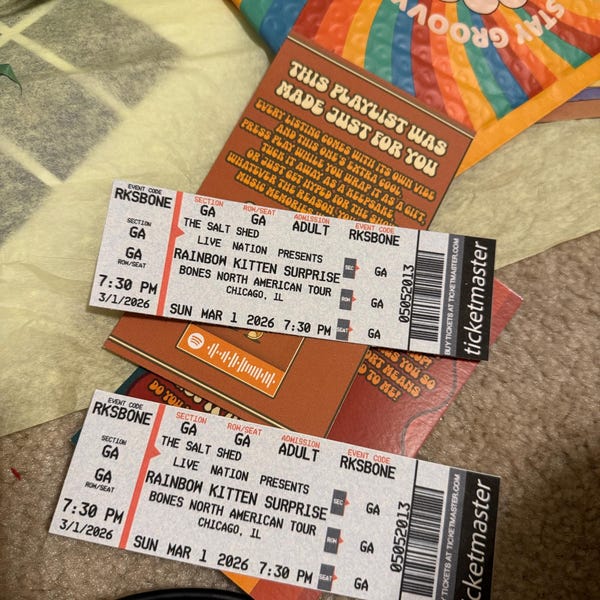 Custom Concert Ticket Stub – Personalized Event Memorabilia - Etsy