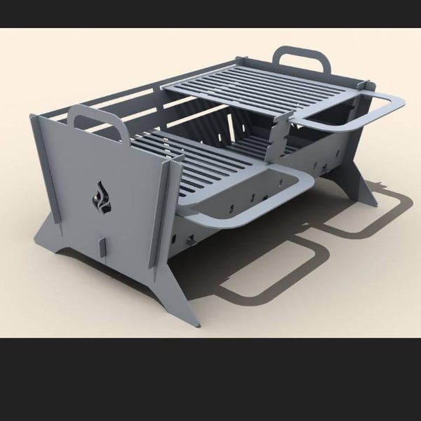 Smoker 2. DIY Plan. A Set of DXF Files + Drawings for Assembly. DXF ...