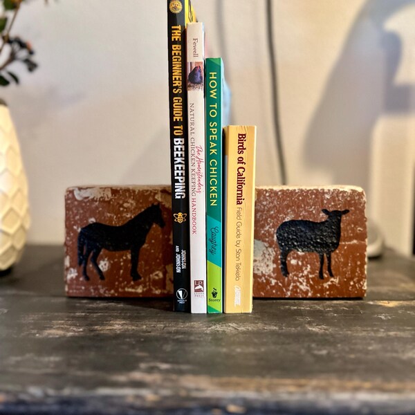 Pheasant Flying Silhouette Engraved Brick Bookend for the Farm House - Etsy