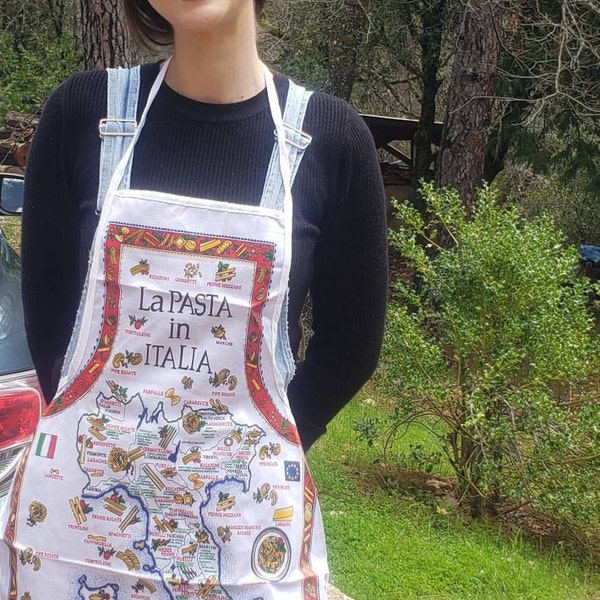 Pasta Apron | Italian Pasta Apron | Pasta in Italy | Pasta Lover Gifts ...