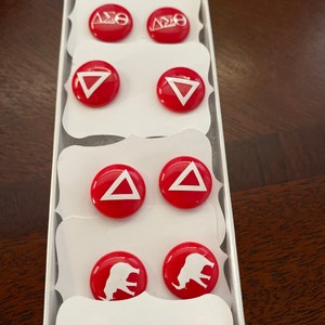 Demons Earrings.demons Jewelry. Fork Em. Vic. White Columns. - Etsy