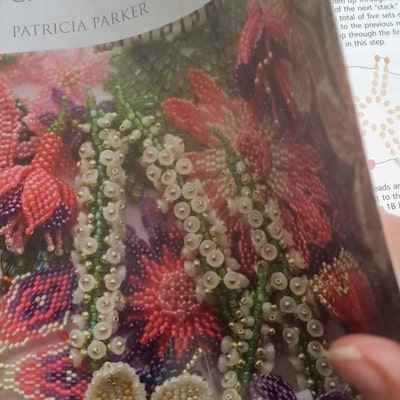 Seed Bead Pattern, Beading Tutorial, Beaded Poppy Flower, Bead Weaving ...