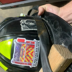 Jobtown firefighter Sticker - Etsy