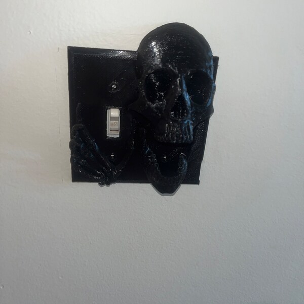 Gothic Skull Light Switch Cover, Double, Toggle - Etsy