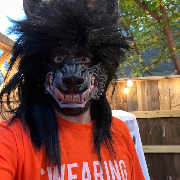 Wolf Mask, 3D Printed Cosplay or Costume Animal Wolf Face Mask, Wolf ...