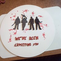 3D Horror Lantern Laser Cut File ,halloween Scene Lantern Svg, Night ...