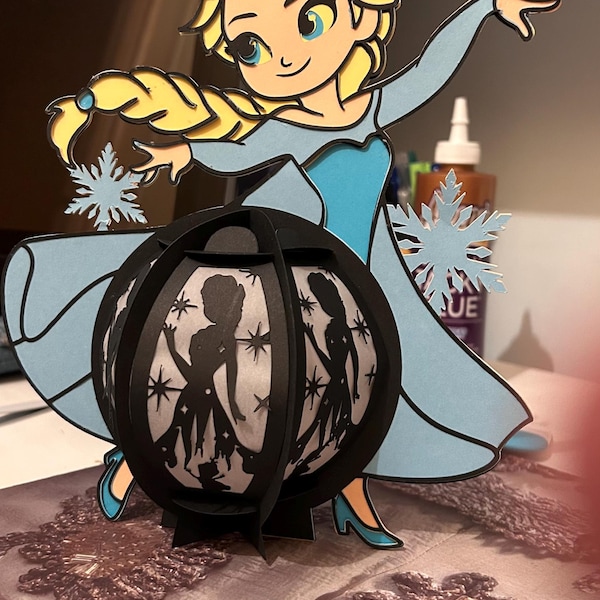 Bundle Cartoon Character Lantern SVG for Cricut,princess Lantern Svg ...