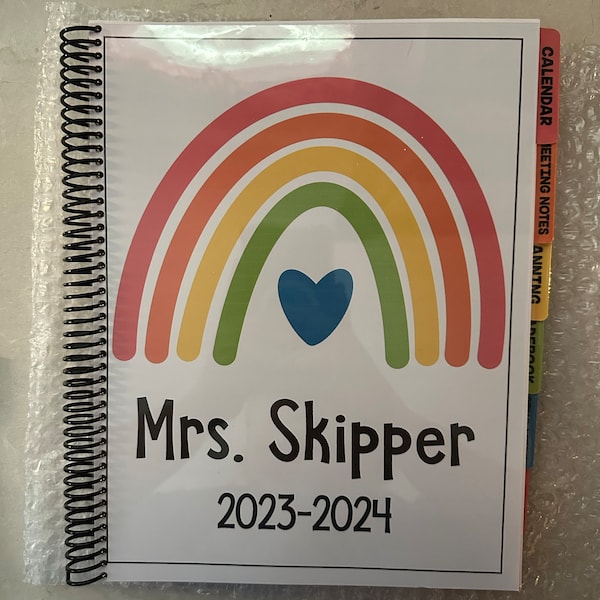 2025-2026 Custom Teacher Planner (fully Customizable!!) - Etsy