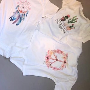 Peace Sign Baby Outfit, Hippie Baby Shower Gift, Peace Sign Toddler ...