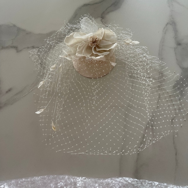Wedding Veil, BIRDCAGE VEIL Bridal Veil, Romantic Bird Cage,bridal ...