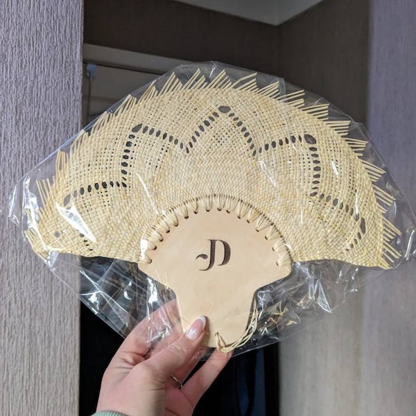 Palm Personalized Hand Fans / Wooden Fan / Traditional Mexican Wedding ...