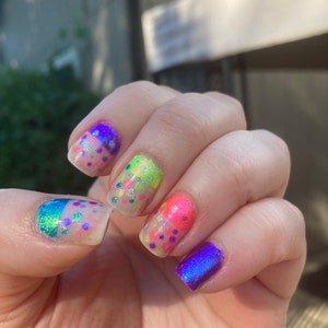 Tropical Punch Neon POP Thermal Color Changing Pink Orange Nail Polish ...