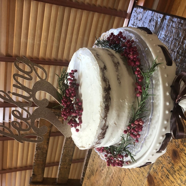 49 and Still Fine, Custom Glitter Cake Topper, 49th Party Decor, Gold ...