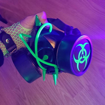 Green and Black Beautiful Cyberlox Biohazard Geometric Ready - Etsy