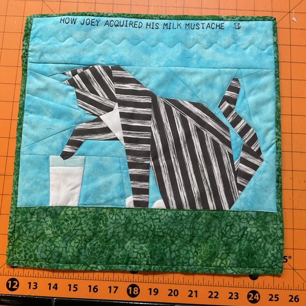 Chonky Maple Beaver Quilt Block Pattern 16x16" Foundation Paper Piece ...