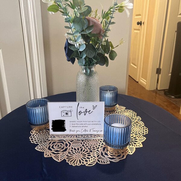 Reception Program, Printable DIY Wedding Reception Card in 10 Sizes ...