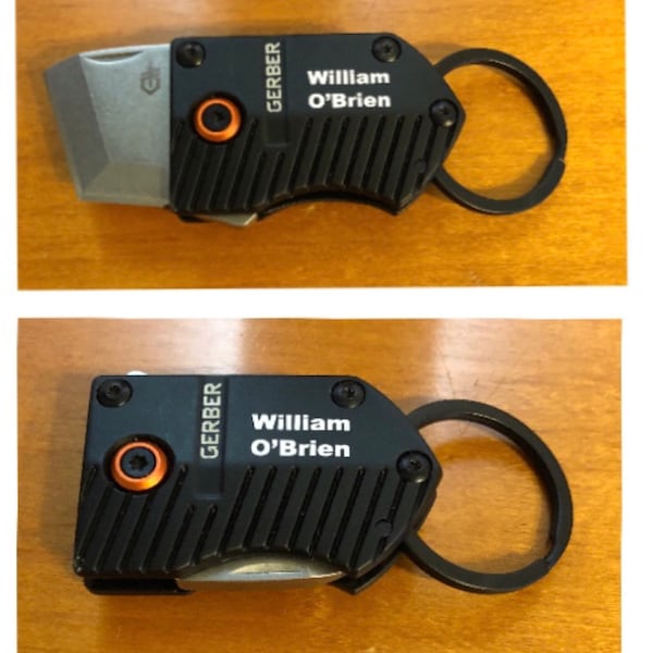 Gerber Key Note Knife – Custom Laser Engraved Keychain - Etsy
