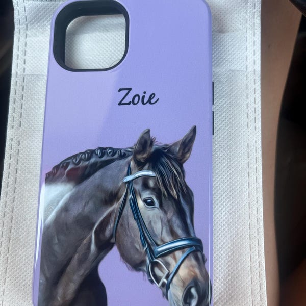 Custom Horse Phone Case Personalized Horse Phone Case Custom Animal ...