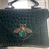 Green Evening Bag. Handbags for Women. Velvet Handbag. Green Purse Bag ...