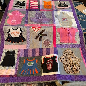 Handmade Memory Quilt From Pet Clothing - Etsy
