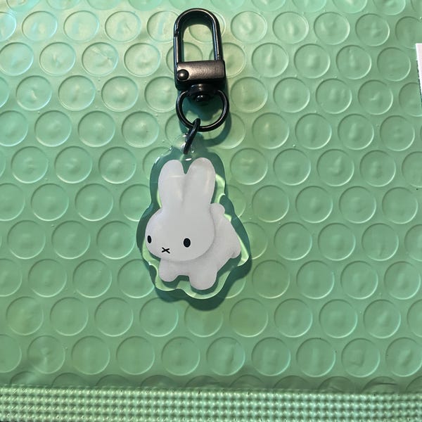 Silly Green Guy Photocard Holder Keychain - Etsy