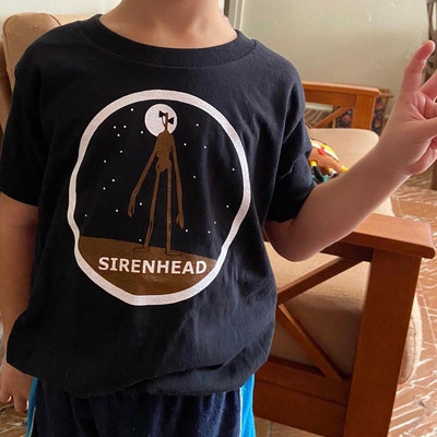 Child Siren Head Tshirt, Sirenhead Moon Art Figure Shirt, Siren Head ...