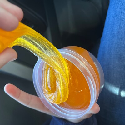 Thick N Glossy Banana Milk Slime for Birthday Gift Slime for Kid Slime ...