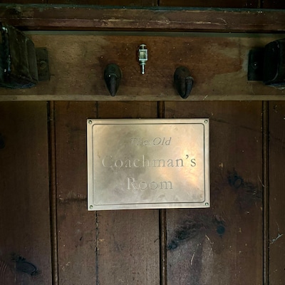 Antiqued Brass Plaques Solid Brass Name Plates Custom House Signs ...