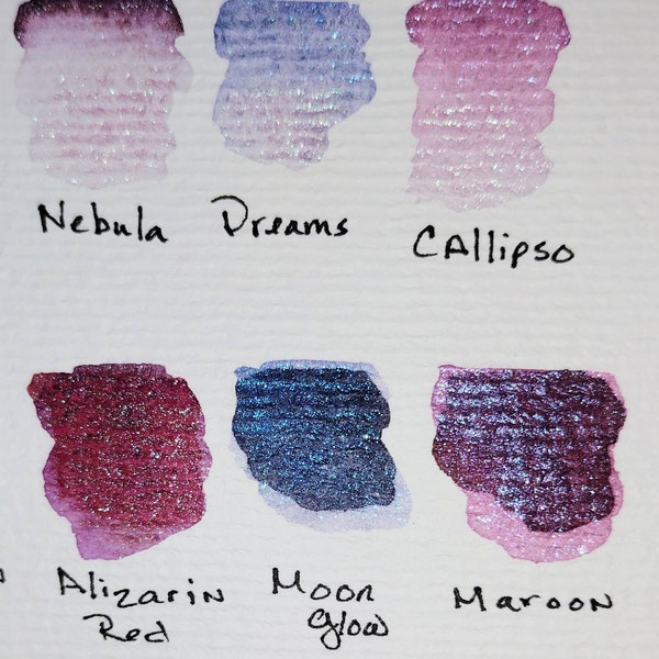 Mythic / Paint Drop Card / Handmade Watercolor Paint - Etsy