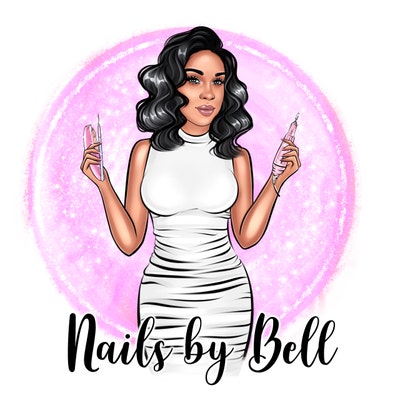 Nail Tech Logo,nail Artist Logo,nail Designer Logo,nail Saloon Logo ...