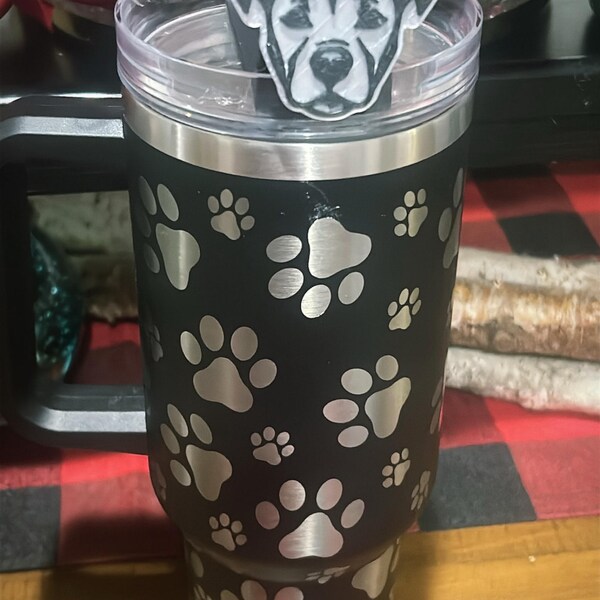 Dog Stanley Straw Toppers - Etsy