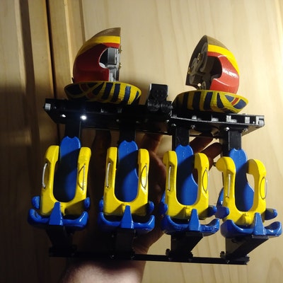 Digital CAD Files for 3D Printable Roller Coaster Train Inverted ...