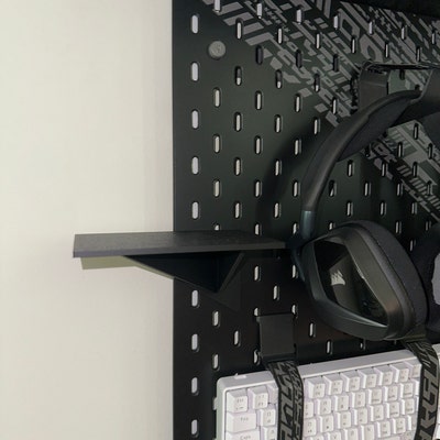 IKEA Skadis Side Shelf Expand Skadis Pegboard Uppsel Side Shelf ...