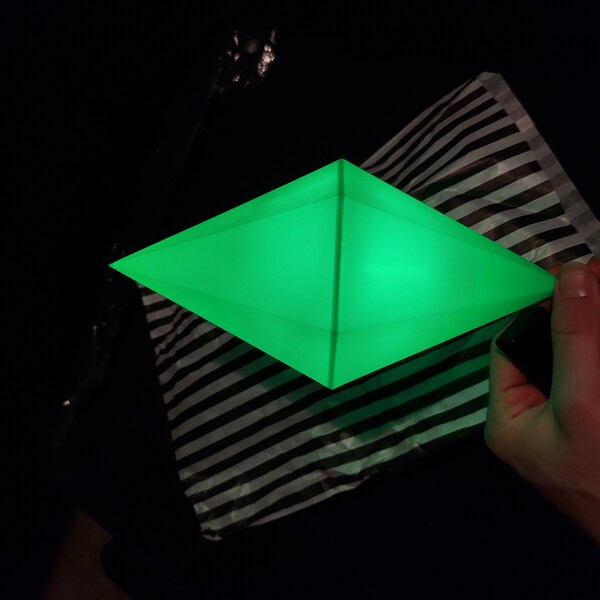 HUGE Sims LED Plumbob Headband / Life Size Light up Mood Plum Bob ...