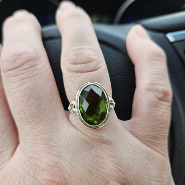 Bloodstone Ring*natural Bloodstone Ring*925 Sterling Silver Ring ...