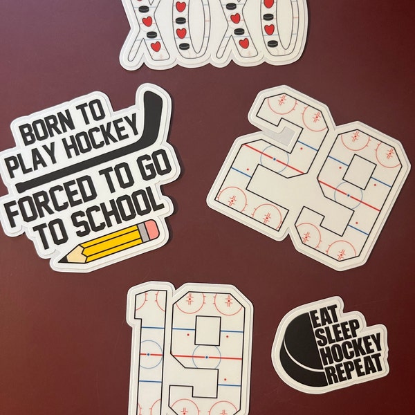 Custom Hockey Roster Stickers for Tournaments - Etsy