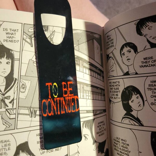 To Be Continued One Piece Bookmark - Etsy