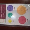 Pastel Multi Color Seam Allowance Disc Set - 6 Sizes Included 1/4" to 1 ...
