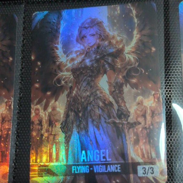 ANGEL - Flying Token - White - Custom Art Token - Anime Style ...