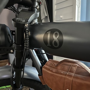 Vintage Cafe Racer Custom Made Tank Numbers Motorcycle Stickers Rat ...