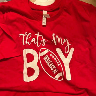 That's My Boy Shirt My Boy Football Shirt Glitter - Etsy